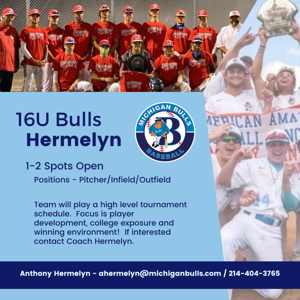 16U Bulls Roster Openings | Michigan Bulls